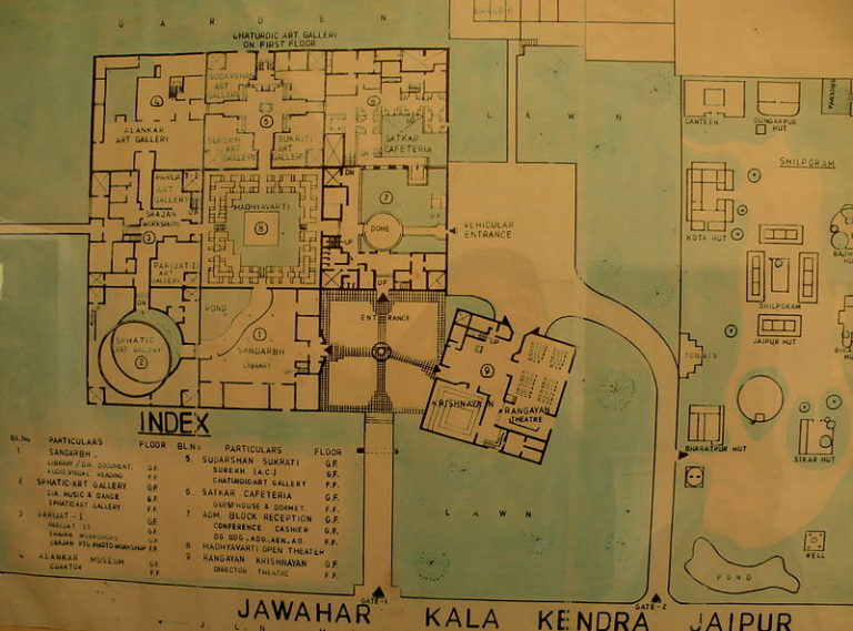 800px-Plan,_Jawahar_Kala_Kendra,_Jaipur,_Rajasthan | ARCHITECTURE IDEAS
